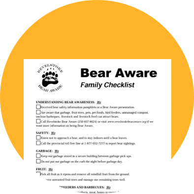 Take Action - Revelstoke Bear Aware Society